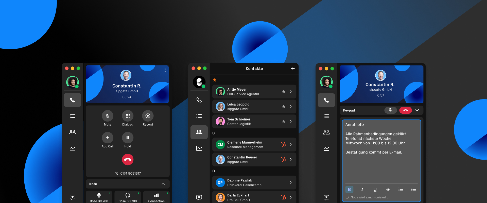 Interview sipgate App
